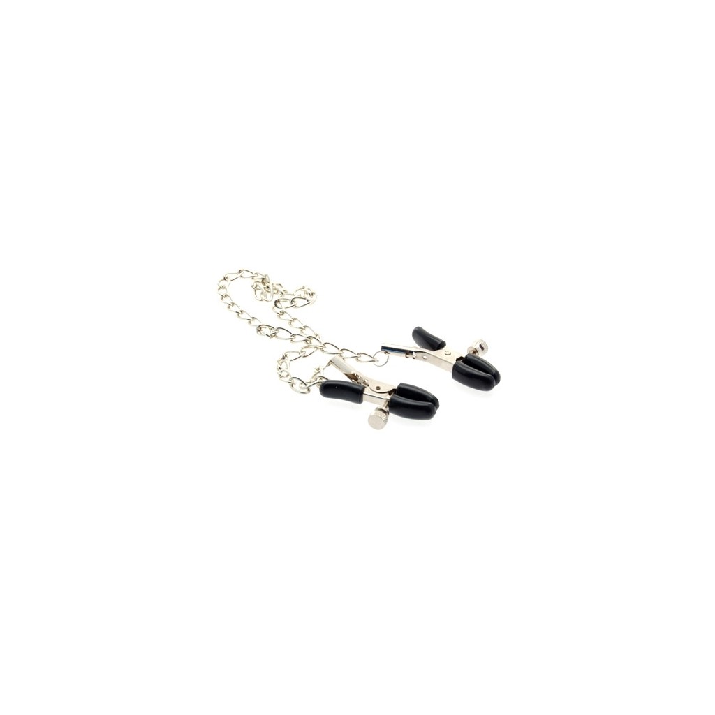 Clame pentru sfarcuri cu lant Nipple chain Stimulare Sfarcuri - SexShop